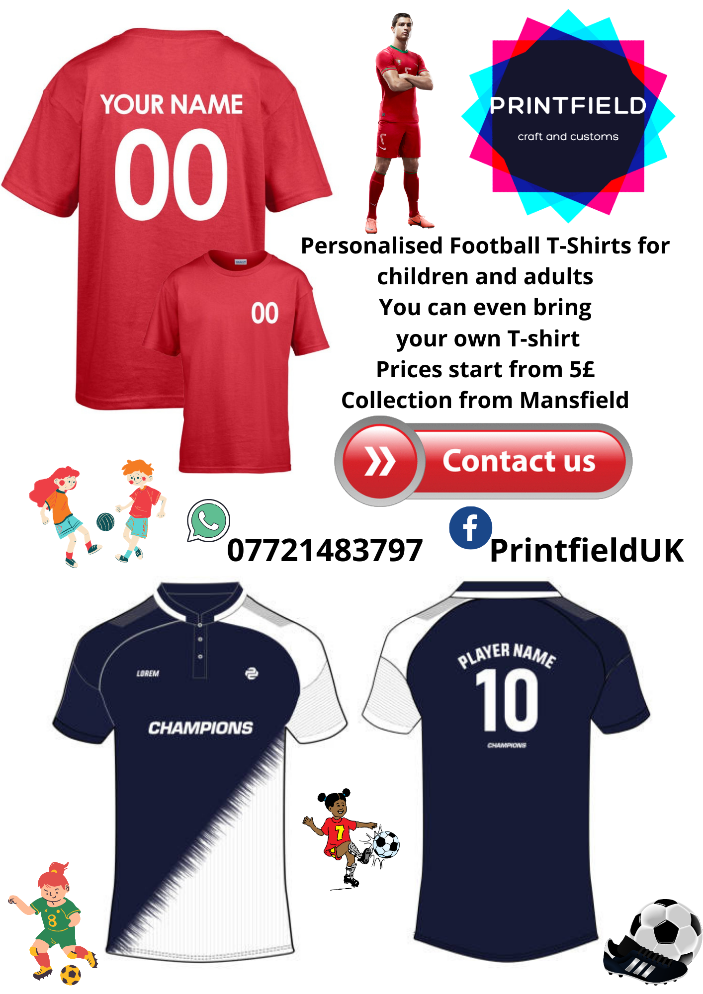 Personalised football Prints – Printfield